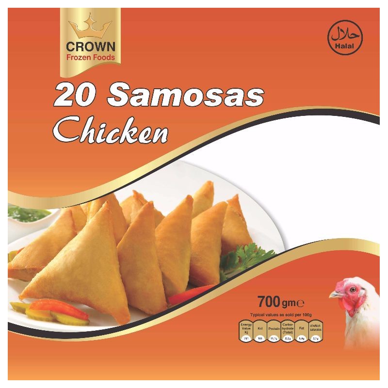 (Frozen) Crown Chicken Samosa 20 pcs