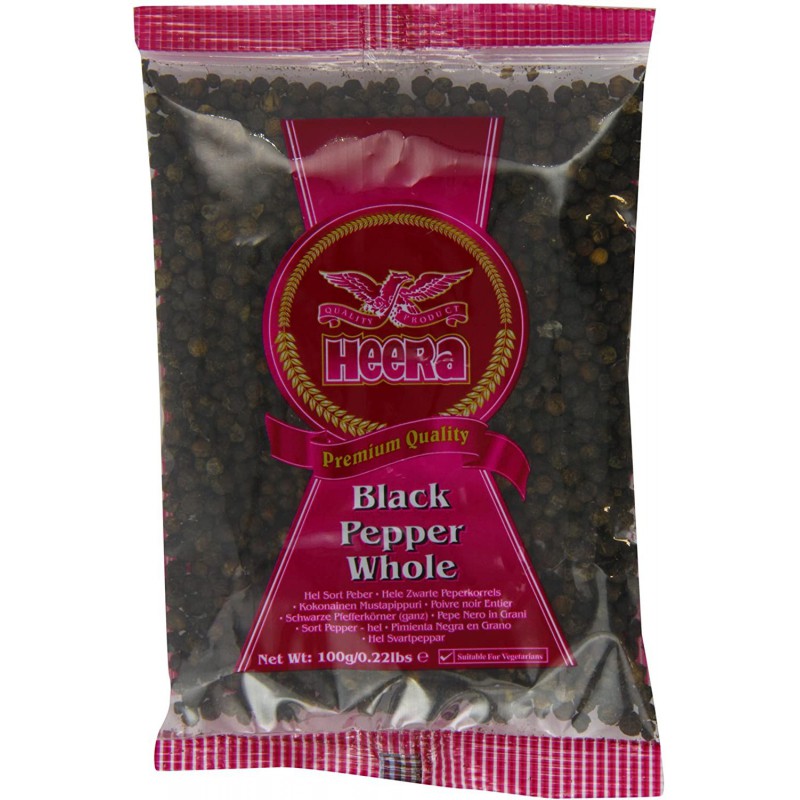 Heera Black Pepper Whole 300 gms