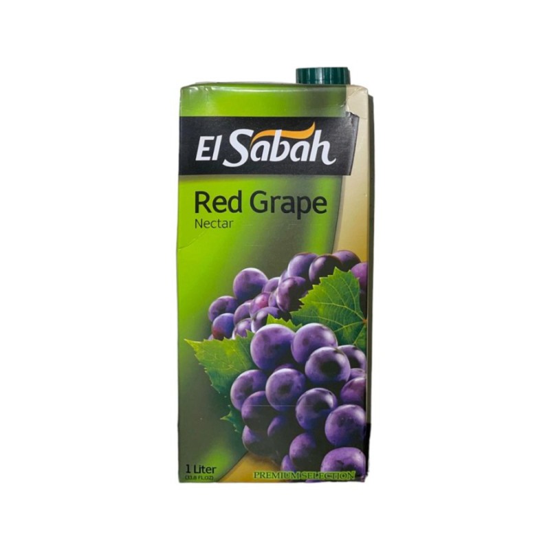 El Sabah Red Grape Juice 1ltr